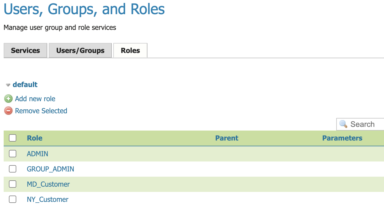 Users groups and roles - GeoSolutions